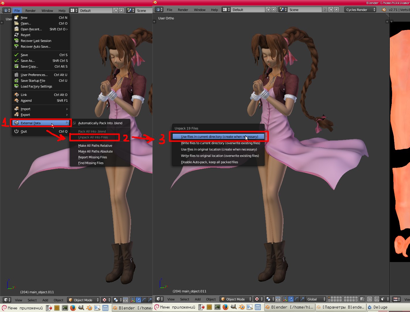 3d Model Aerith Gainsborough Ff7