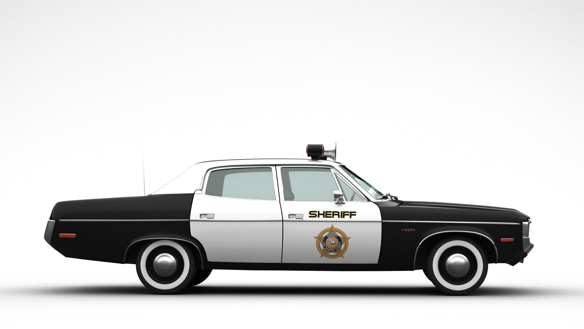 Amc Matador Sheriff 3D Model - TurboSquid 1995970