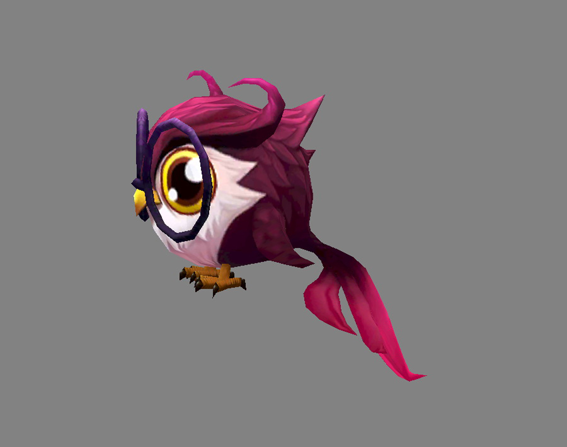 Cartoon bird - owl 3D model - TurboSquid 1725956