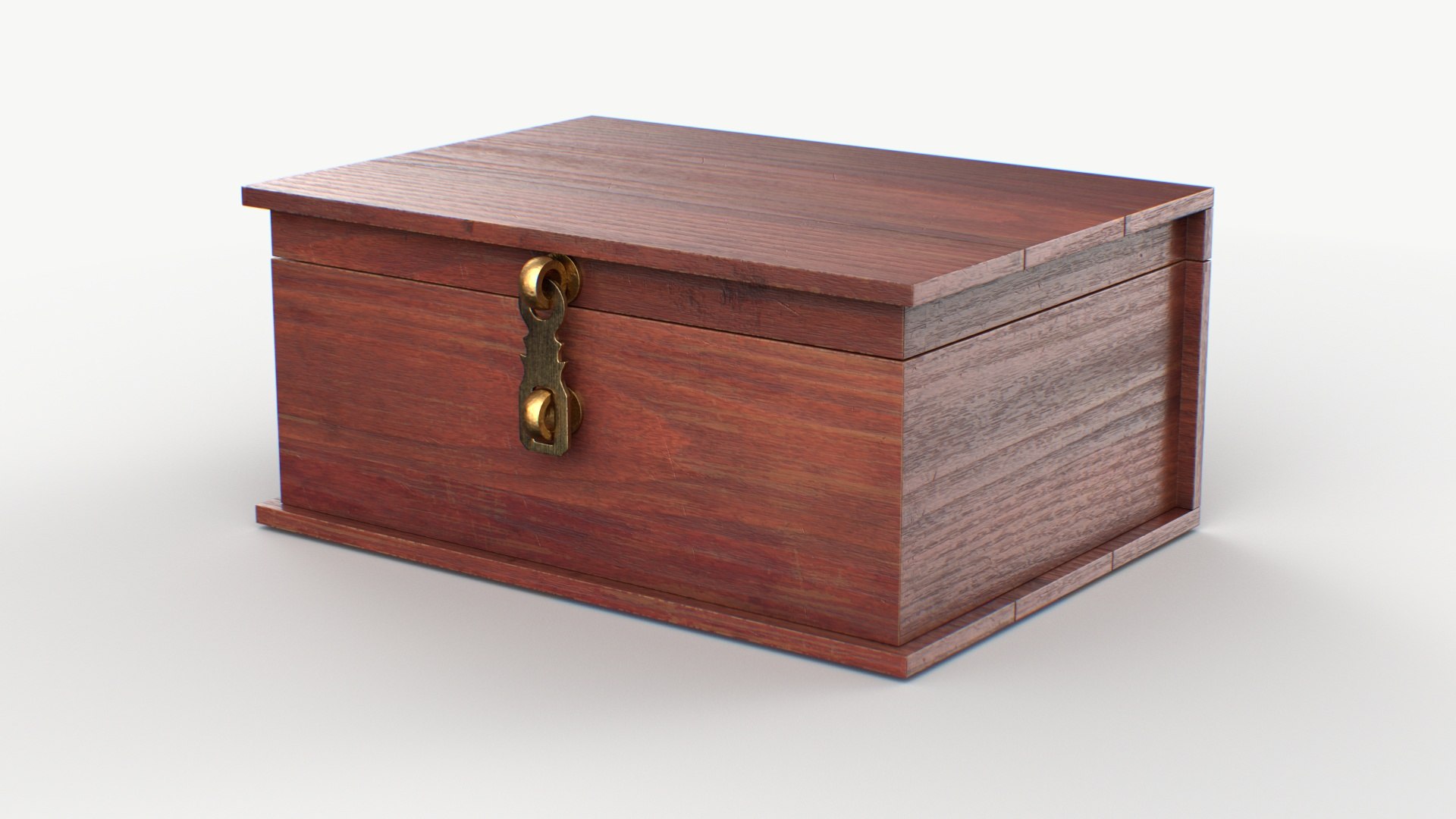 3D Wooden Storage Box - TurboSquid 2253494