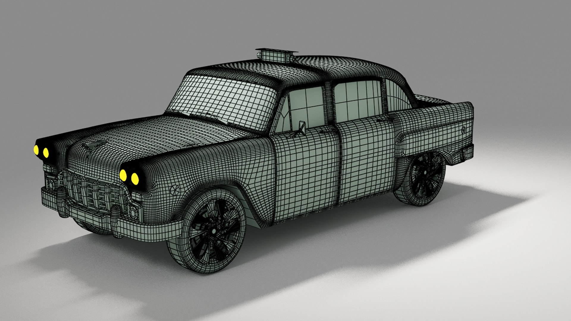 Nyc Cab Modeled 3D Model - TurboSquid 1524230