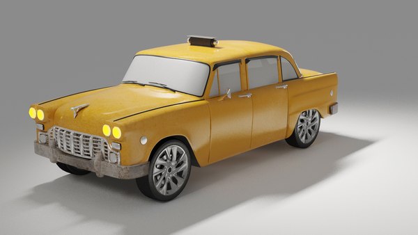 Checker Taxi 3D Models for Download | TurboSquid