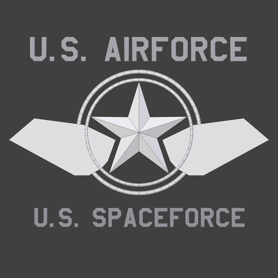 Spaceforce Logo Blend Free