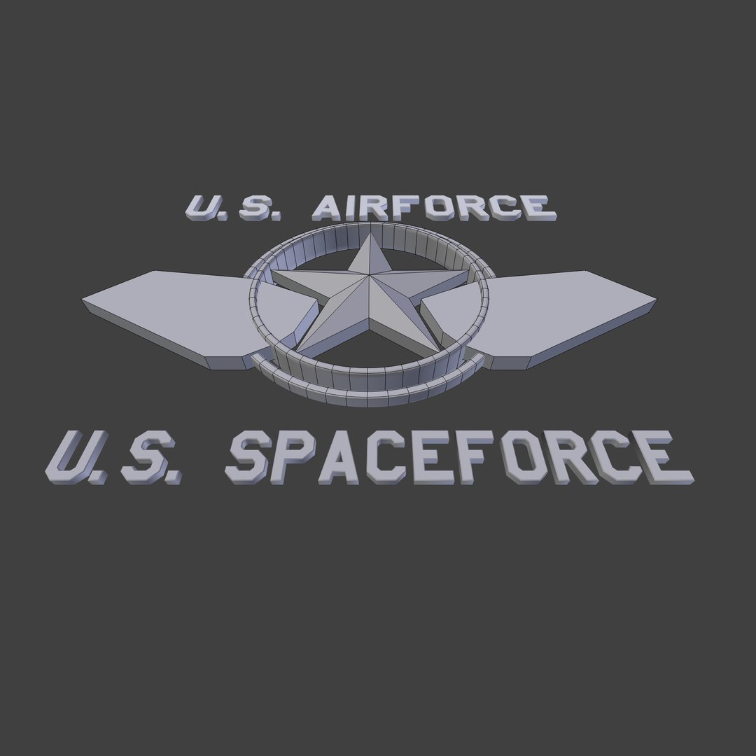 Spaceforce Logo Blend Free