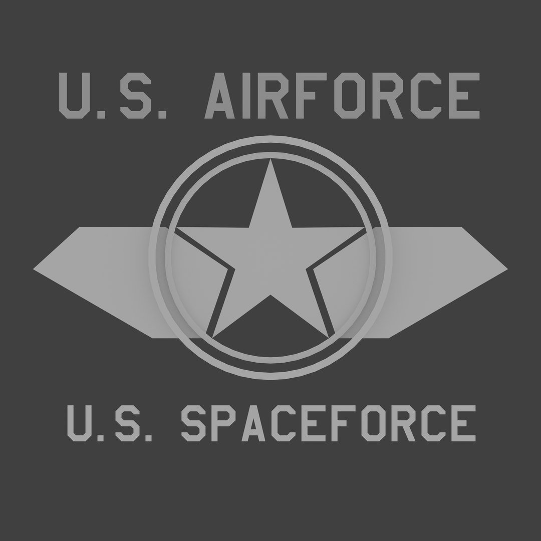 Spaceforce Logo Blend Free