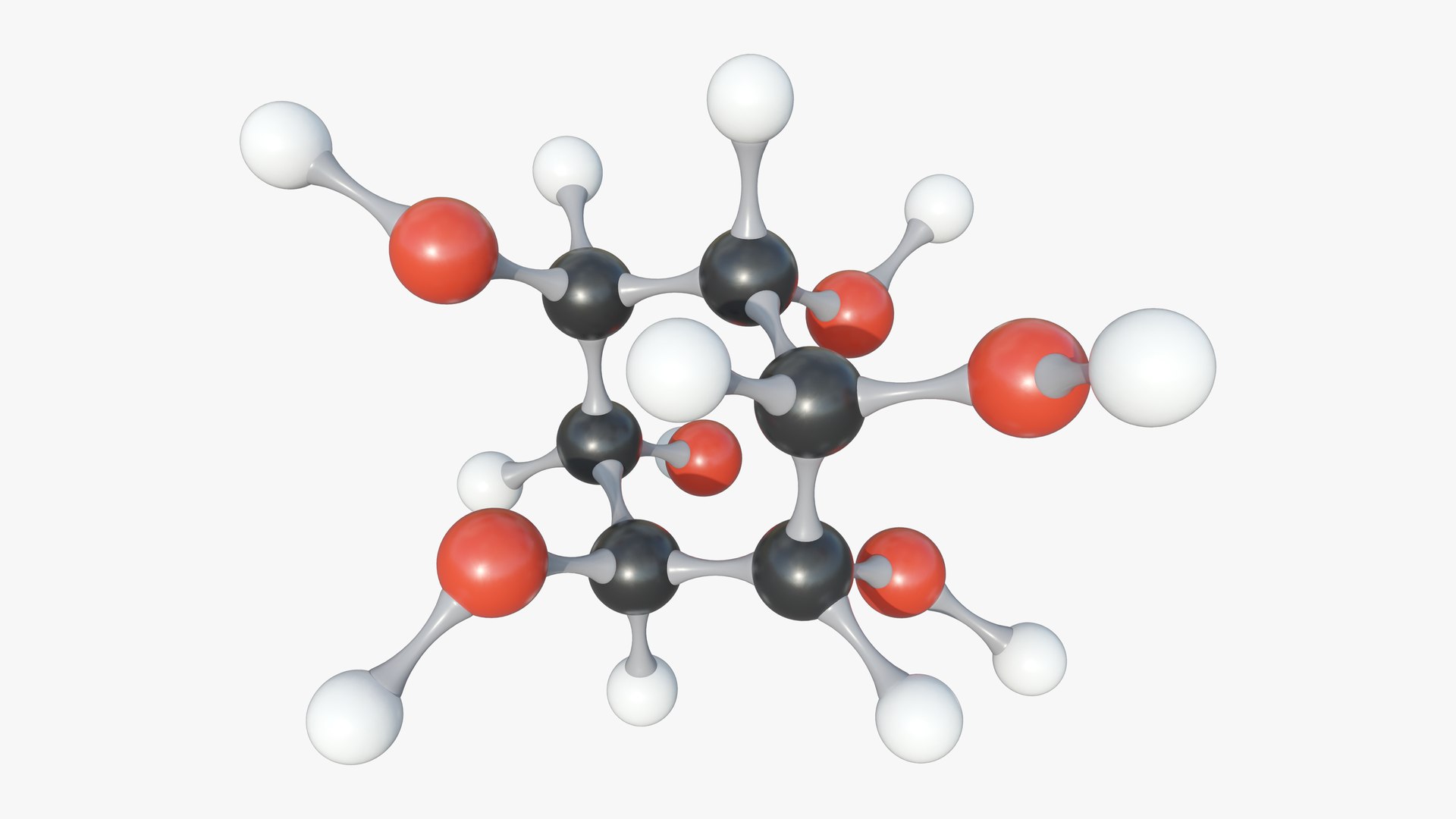 3D Inositol Molecule With PBR 4K 8K - TurboSquid 1944268