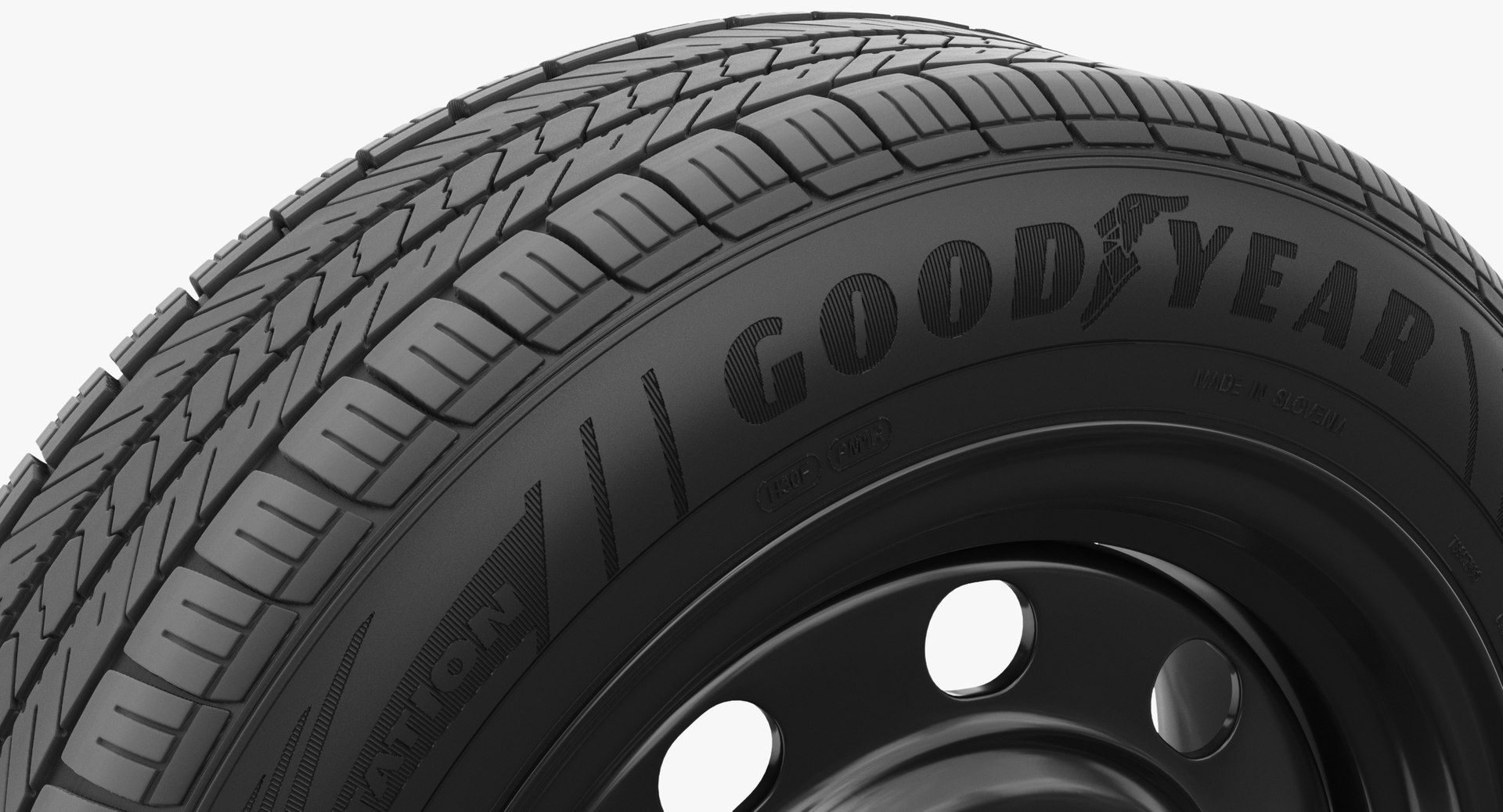 Wheel Good Year 3D Model - TurboSquid 1604575