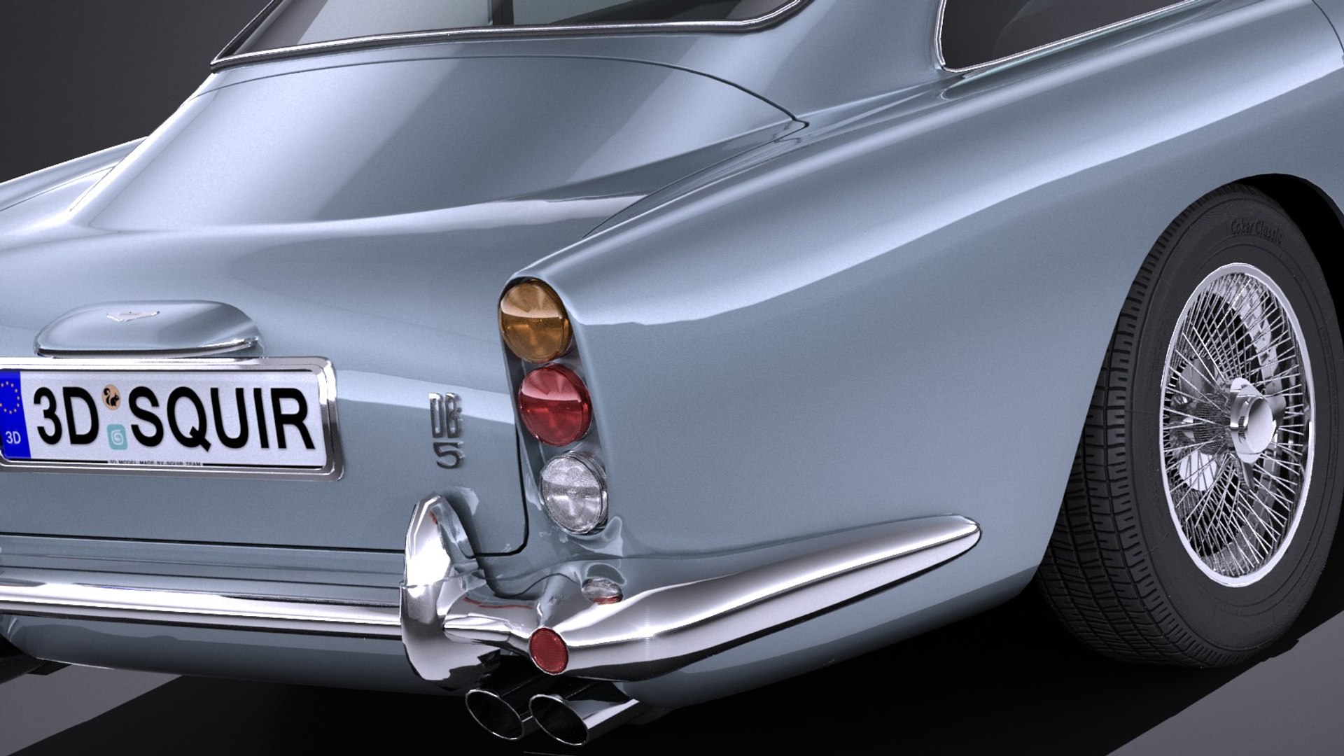 3D Aston Martin Db5 Model - TurboSquid 1266785