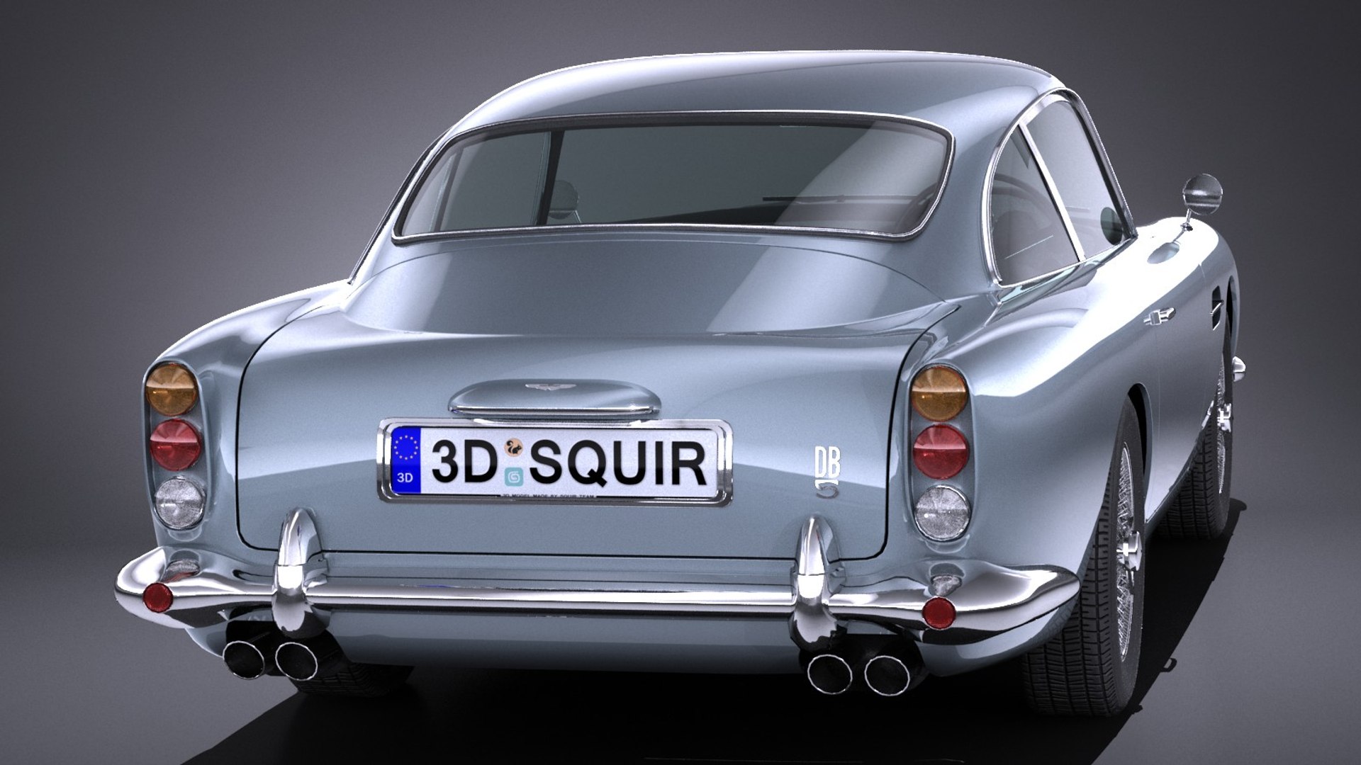 3D Aston Martin Db5 Model - TurboSquid 1266785