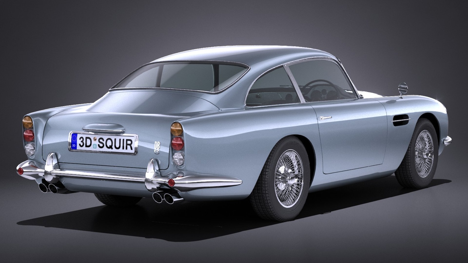 3D Aston Martin Db5 Model - TurboSquid 1266785