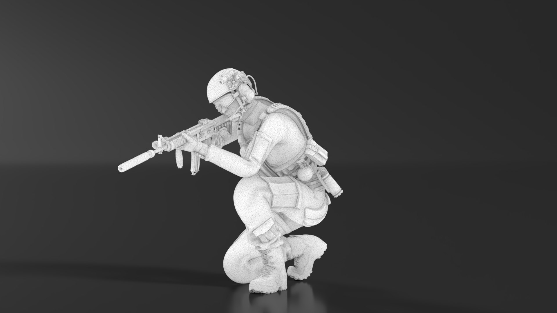 3D Model US Soldier Set 10 - TurboSquid 2199353