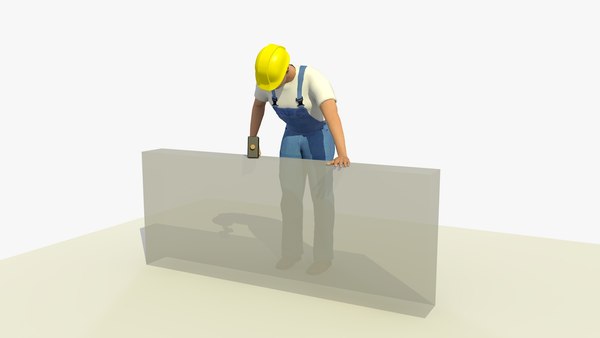 Hammer Standing 2를 사용하는 애니메이션 건설 작업자 3D 모델 - TurboSquid 1973905