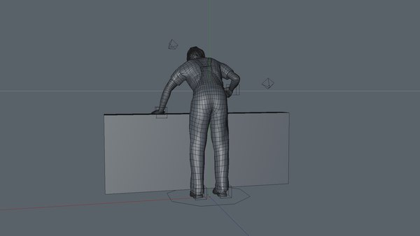 Hammer Standing 2를 사용하는 애니메이션 건설 작업자 3D 모델 - TurboSquid 1973905