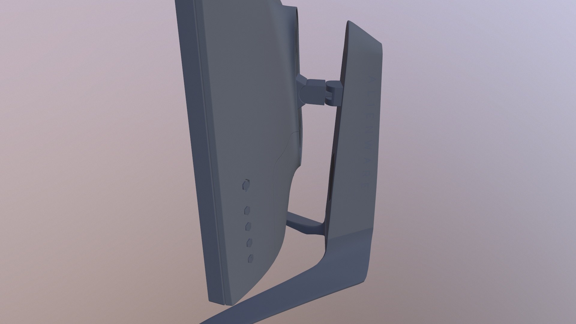 3D ALIENWARE Monitor Model - TurboSquid 1984937