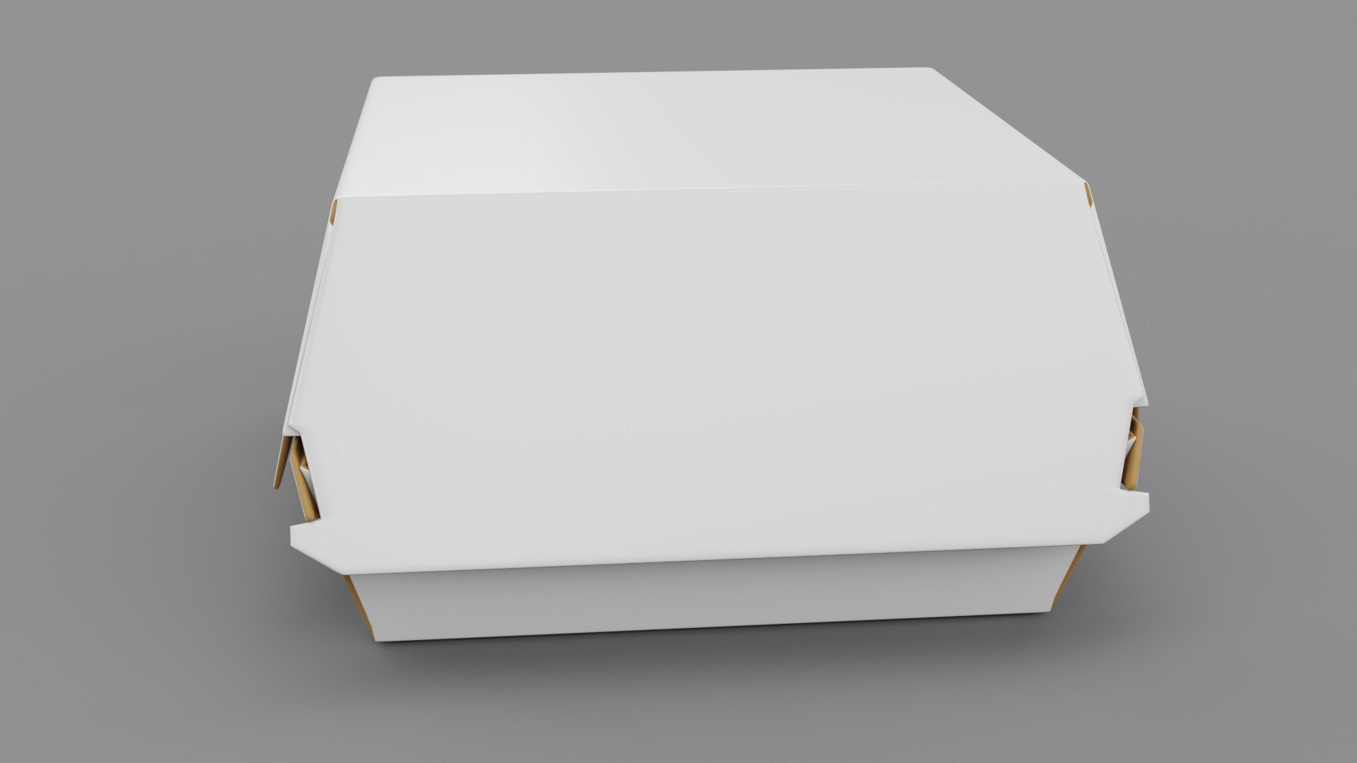 Empty Packages Burger Box 3D Model 3D Model - TurboSquid 2027815