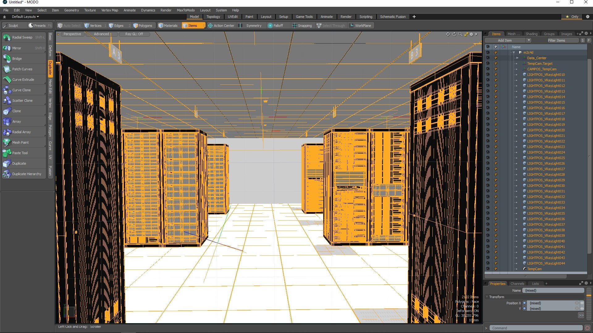 3D Model Server Room No Light - TurboSquid 2283315