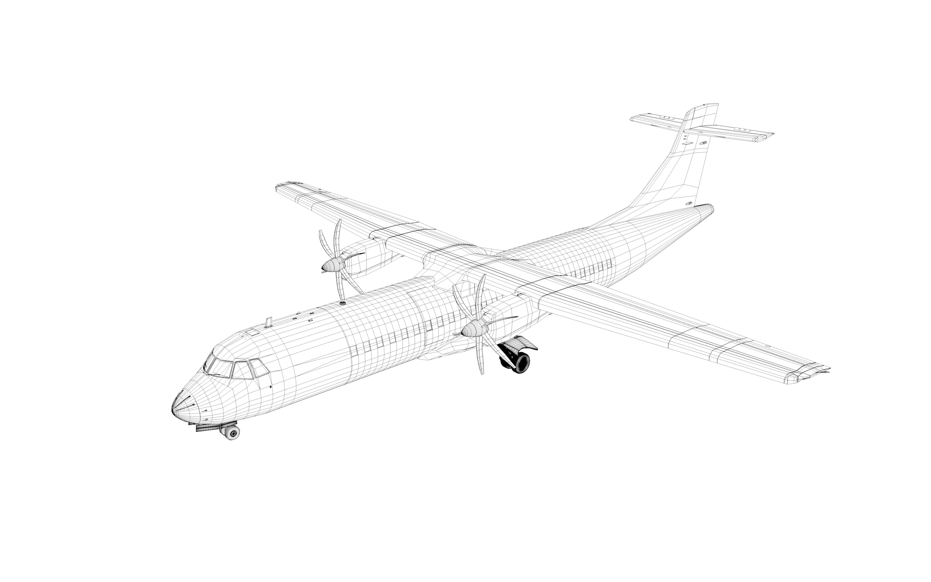 3D ATR 72 MASwings L1687 - TurboSquid 1901689