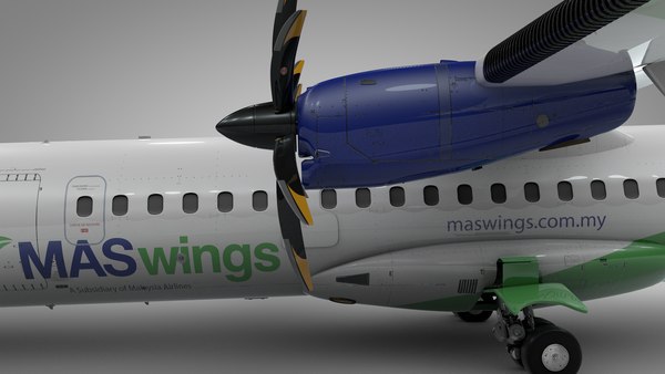 3D ATR 72 MASwings L1687 - TurboSquid 1901689