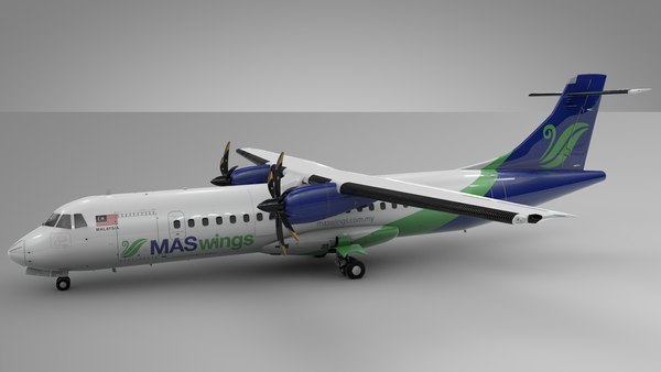 3D ATR 72 MASwings L1687 - TurboSquid 1901689