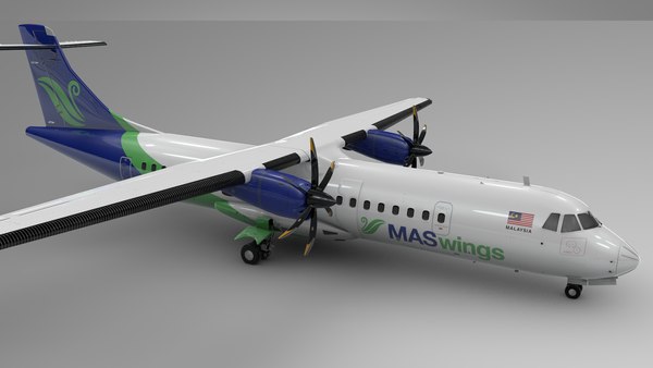 3D ATR 72 MASwings L1687 - TurboSquid 1901689