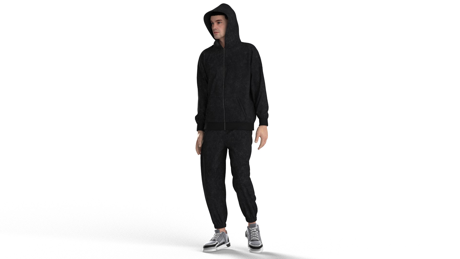 Male Tracksuit 3D Model - TurboSquid 2194273