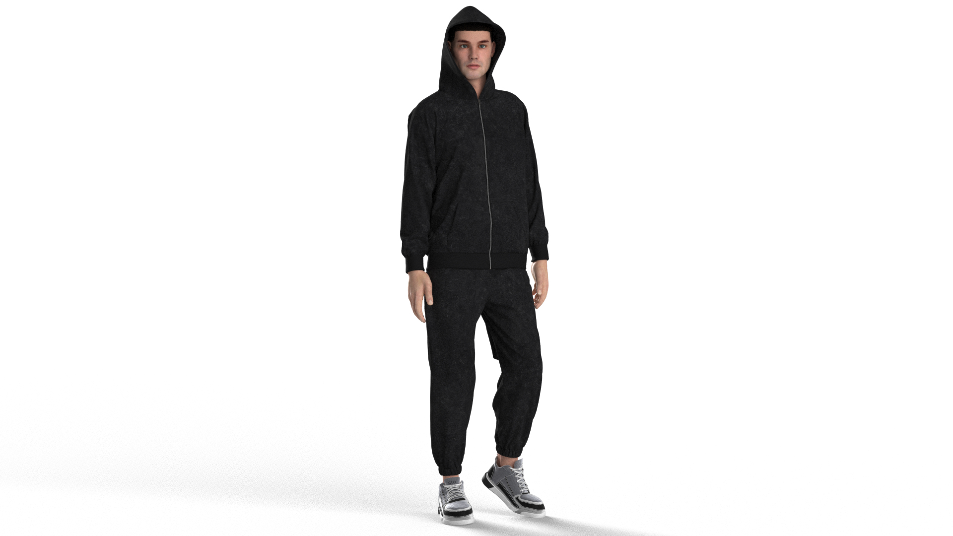Male Tracksuit 3D Model - TurboSquid 2194273
