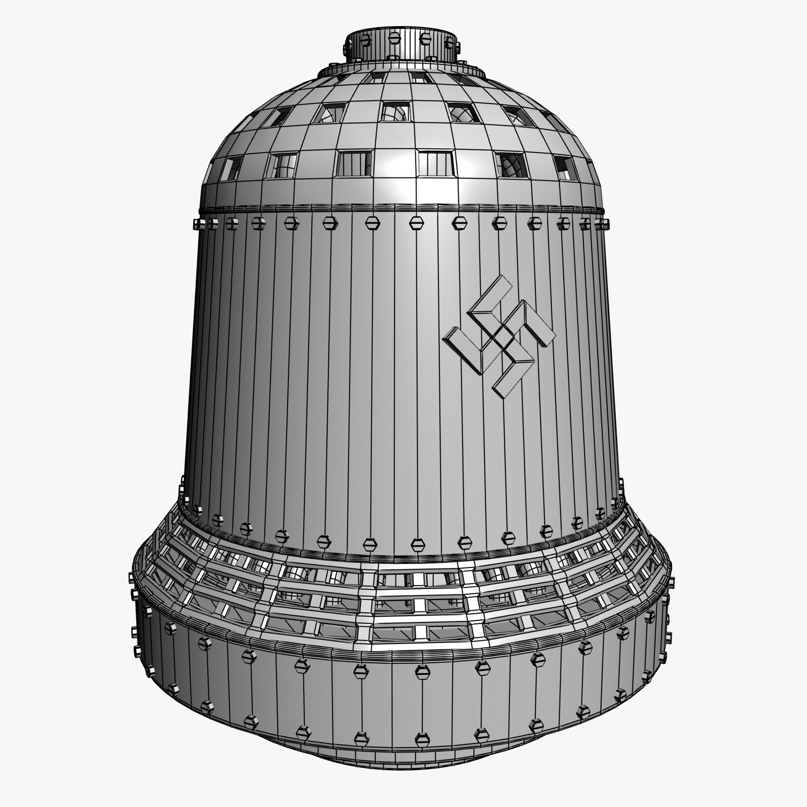 modelo 3d The Bell Die Glocke Máquina Anti Gravedad Alemana ...
