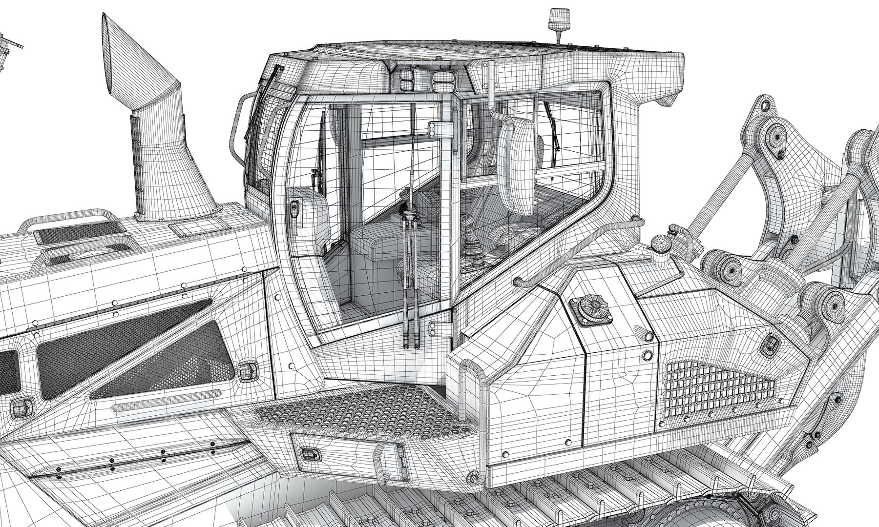 Mining Crawler Dozer Model - TurboSquid 2183113