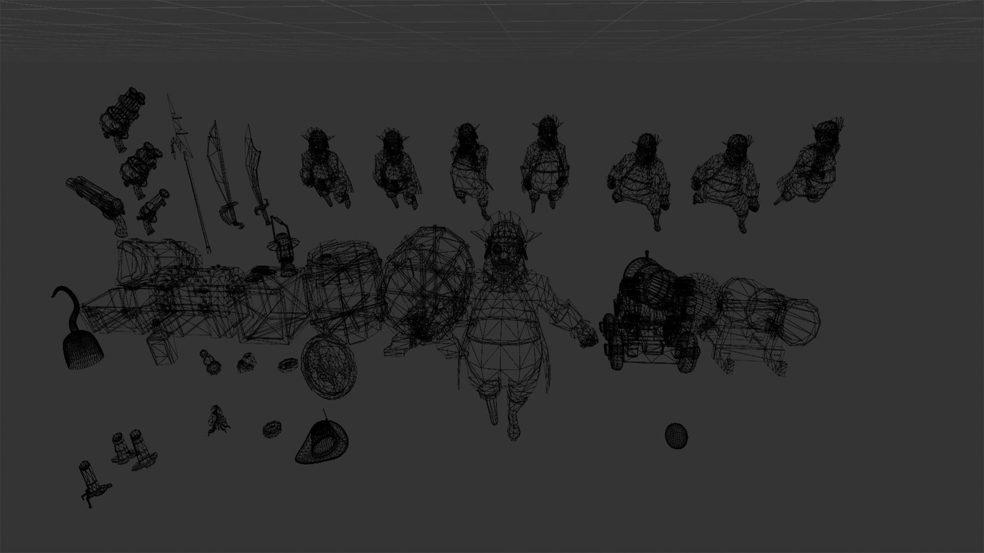 3D Model Animated Pirate Character With Props PBR Textures - TurboSquid ...