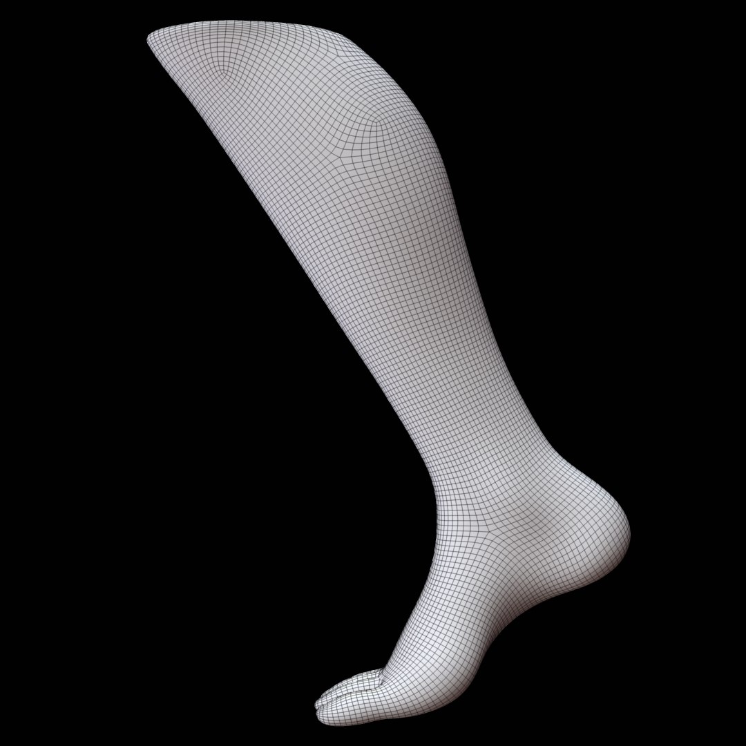 Mannequin Foot Man 3D Model - TurboSquid 1415694