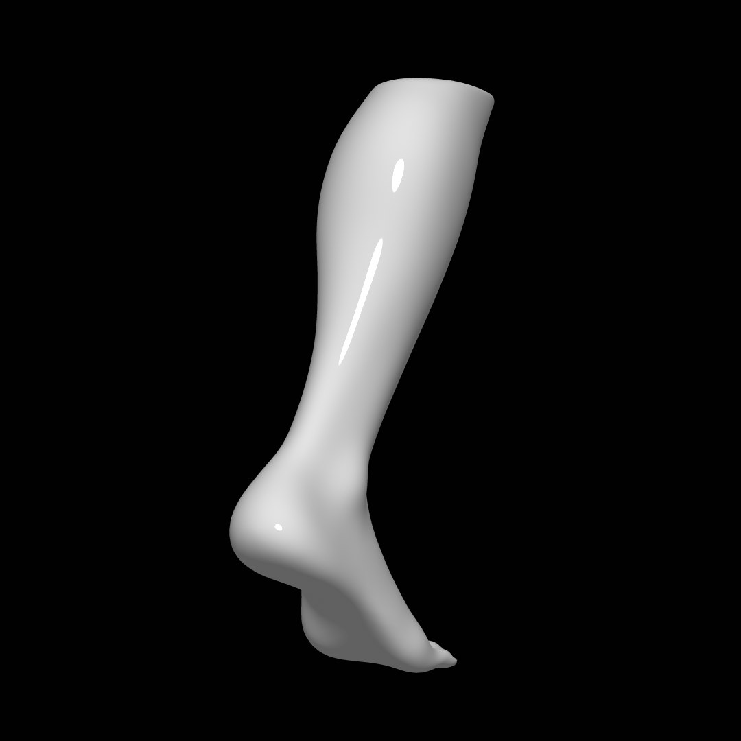 Mannequin Foot Man 3D Model - TurboSquid 1415694