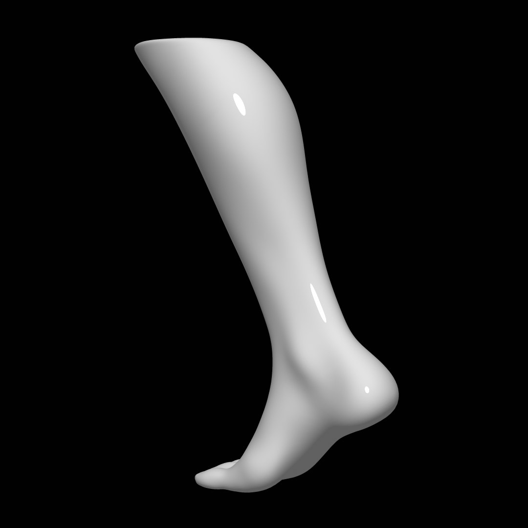 Mannequin Foot Man 3D Model - TurboSquid 1415694