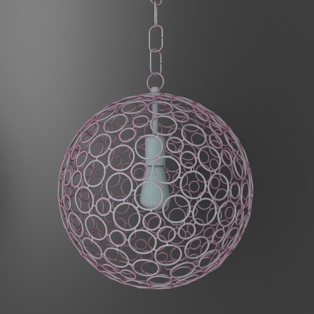 Shades Of LightCircles Sphere Pendant Light - Small 3D Model ...