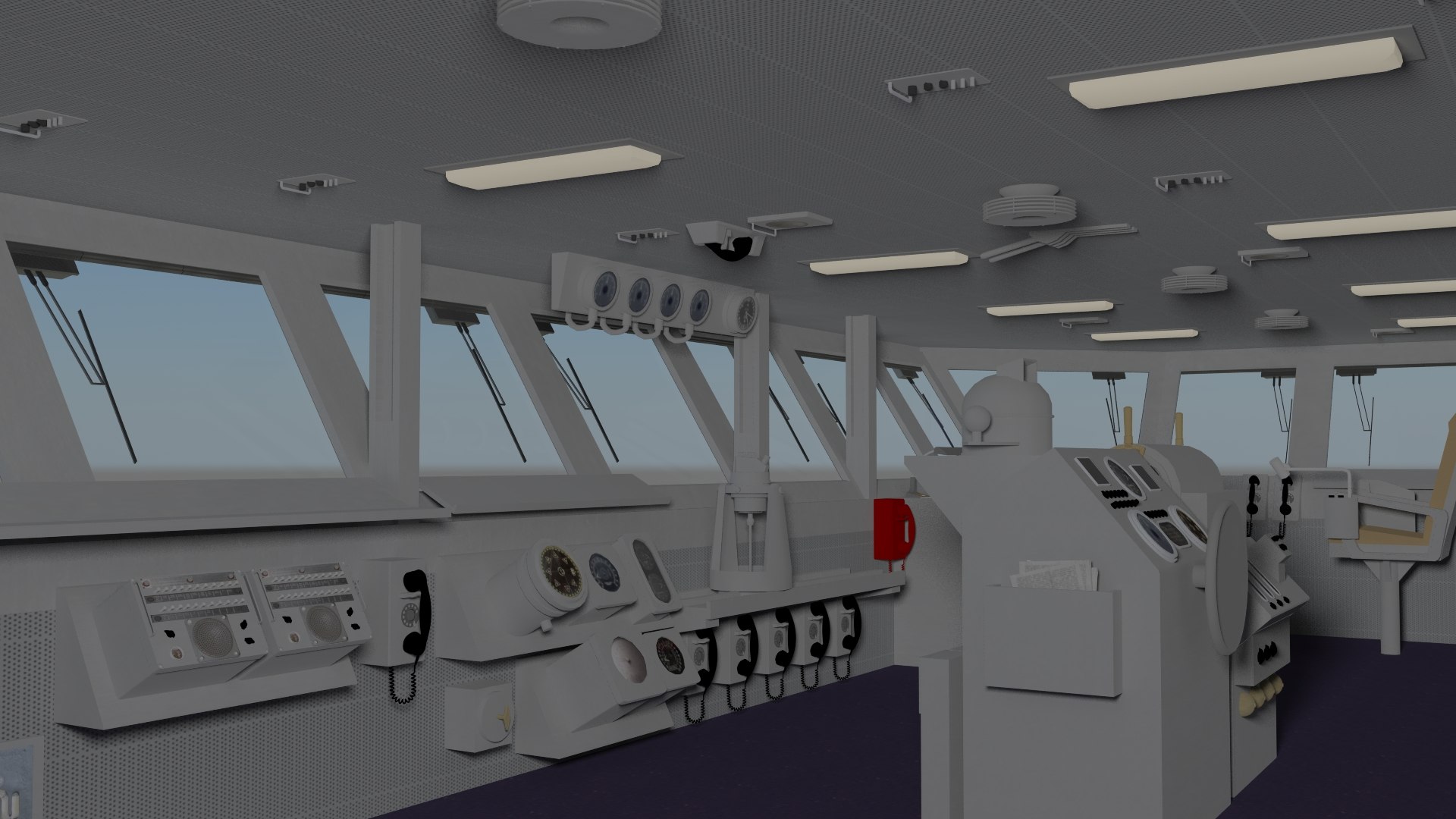 Bridge aircraft carrier model - TurboSquid 1510133