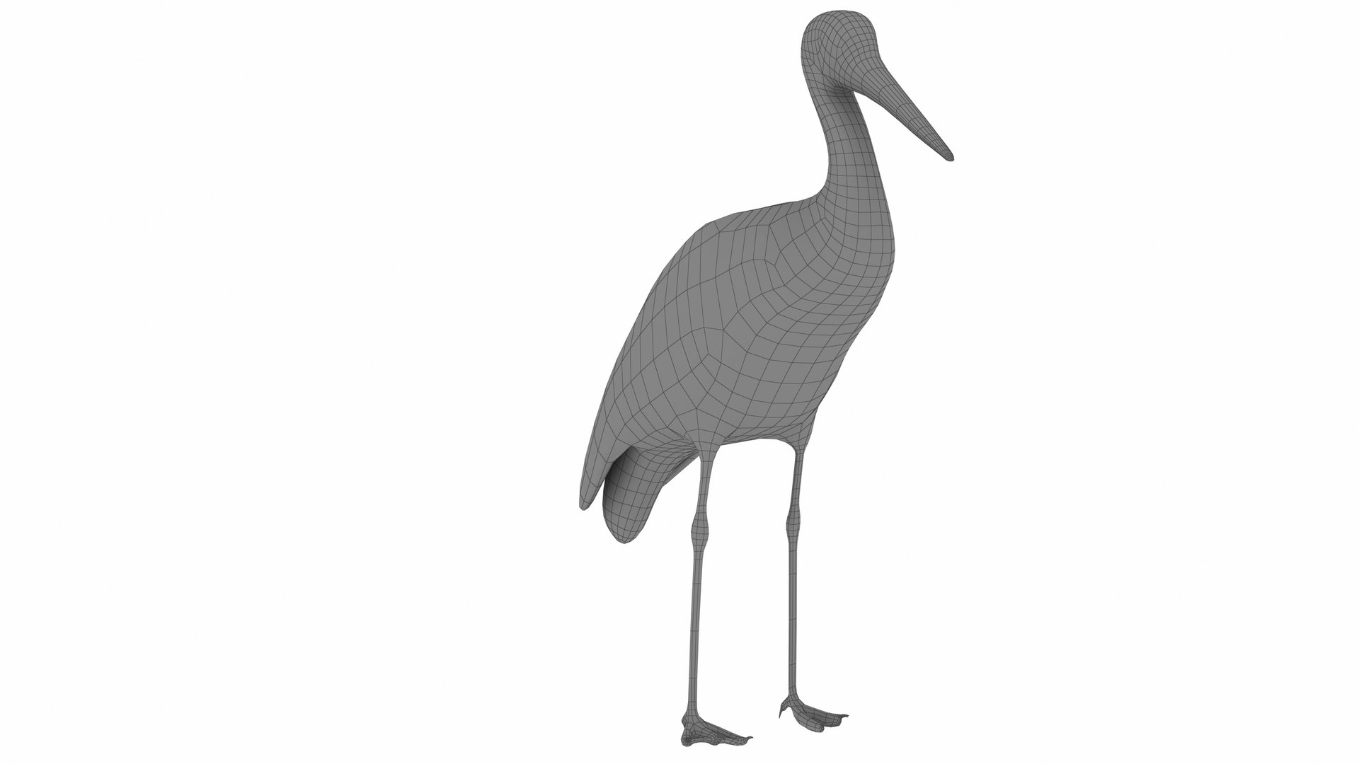 3D Stork Model - TurboSquid 2338992
