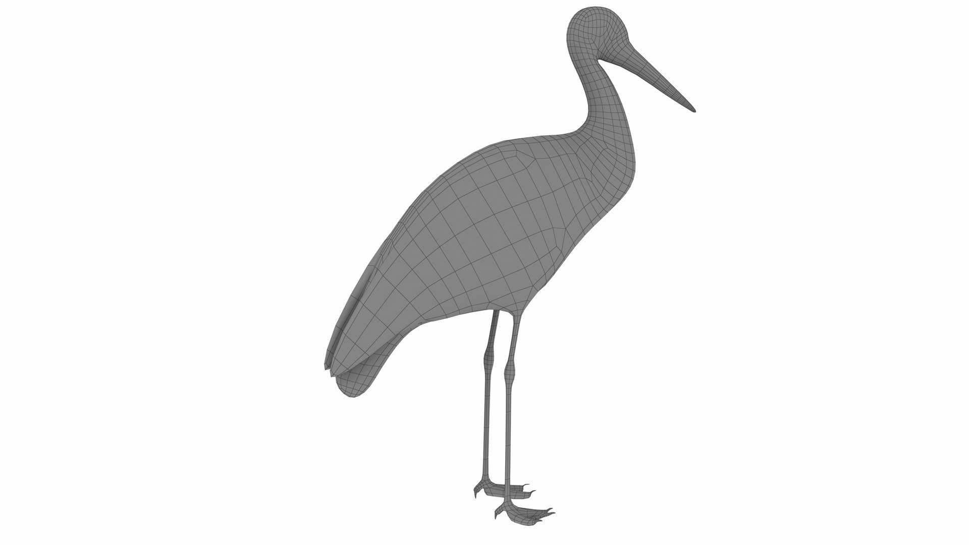 3D Stork Model - TurboSquid 2338992
