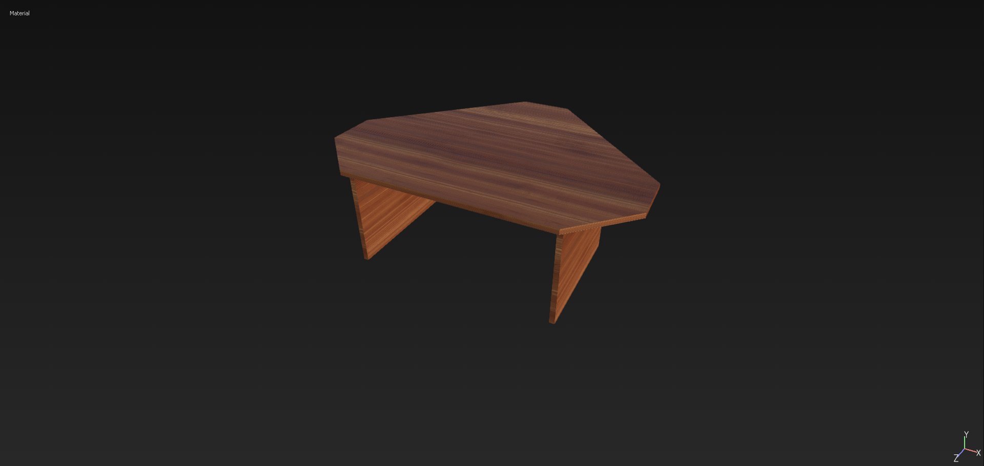 3d Model Corner Desk