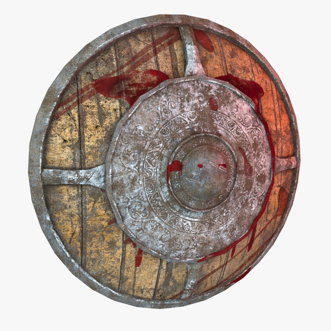 Low Poly War Shield 3D model - TurboSquid 1751713