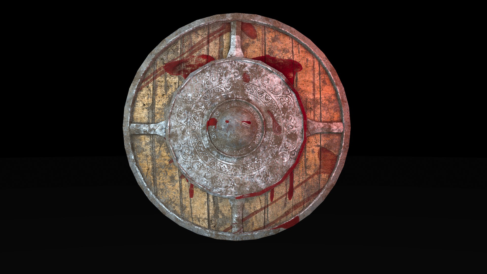 Low Poly War Shield 3D model - TurboSquid 1751713