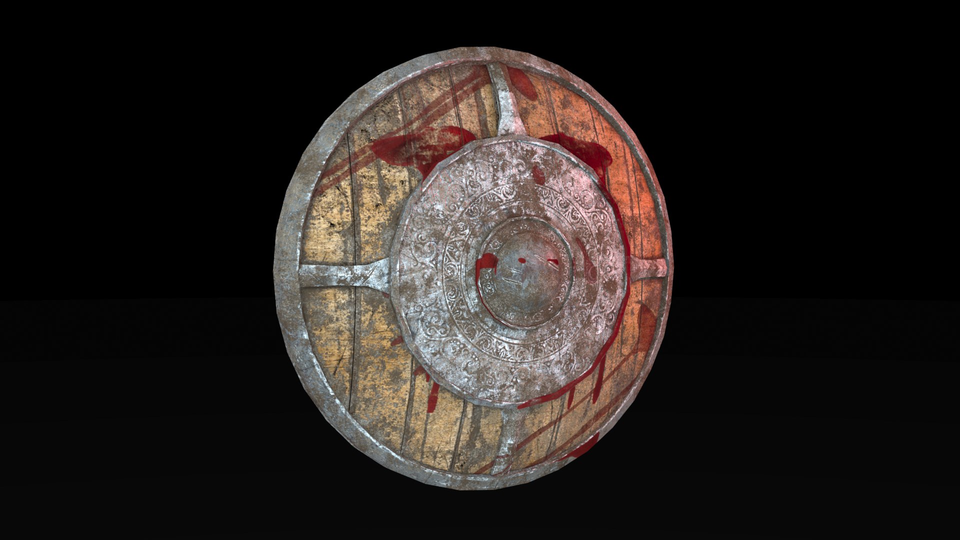 Low Poly War Shield 3D model - TurboSquid 1751713