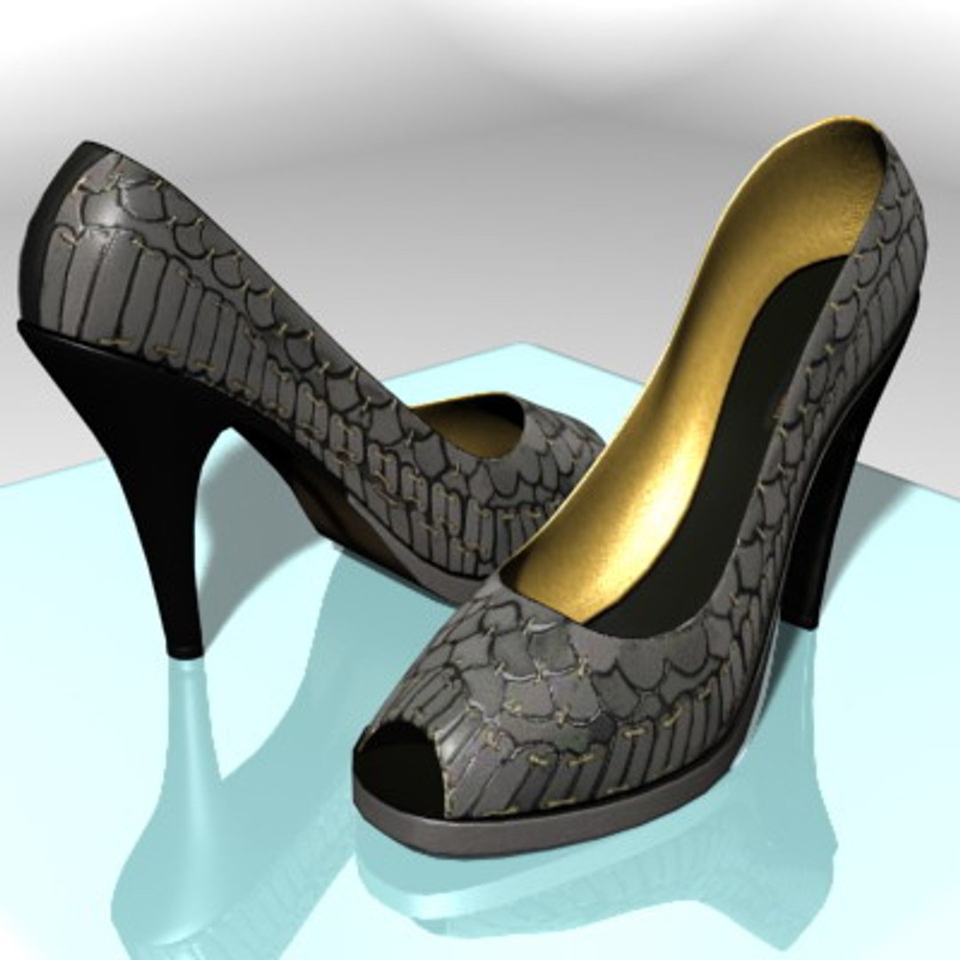 Womans Shoes 3d Max