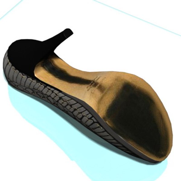 womans shoes 3d max