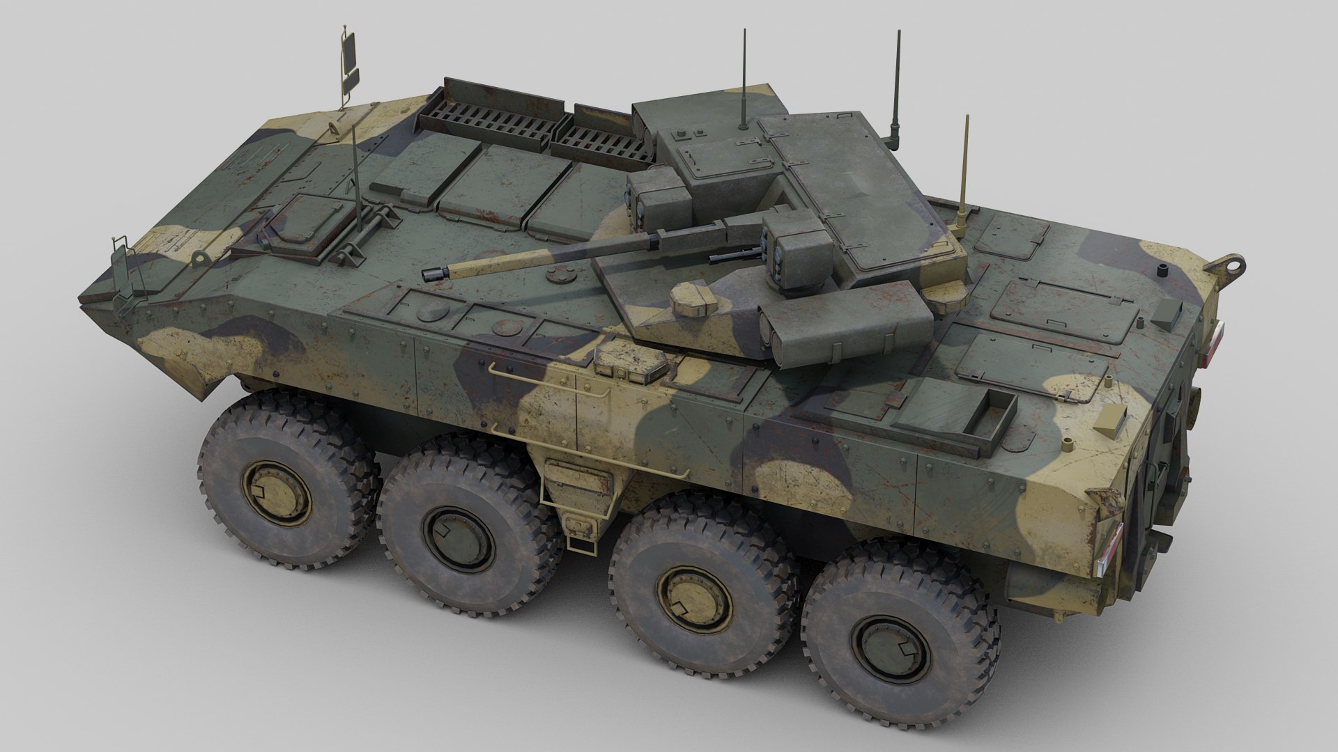 Modern Bumerang Ifv 3d Model