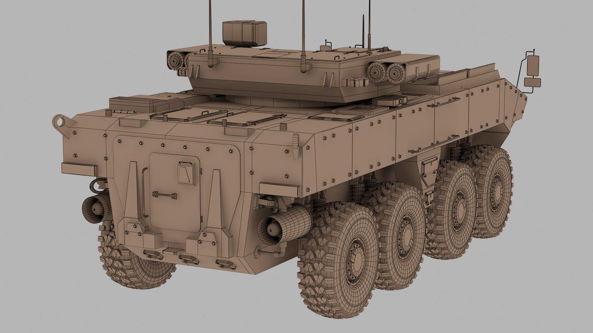 Modern Bumerang Ifv 3d Model