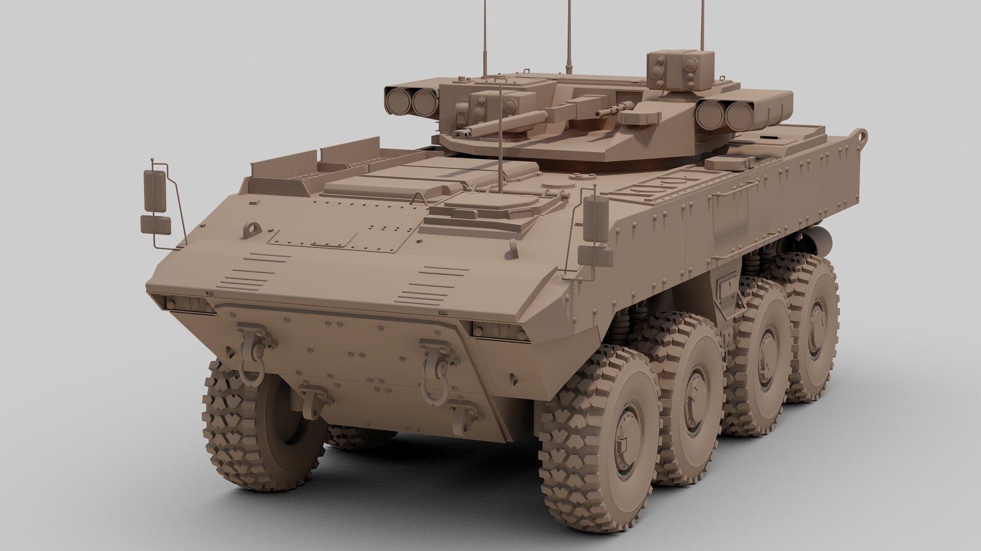 Modern Bumerang Ifv 3d Model
