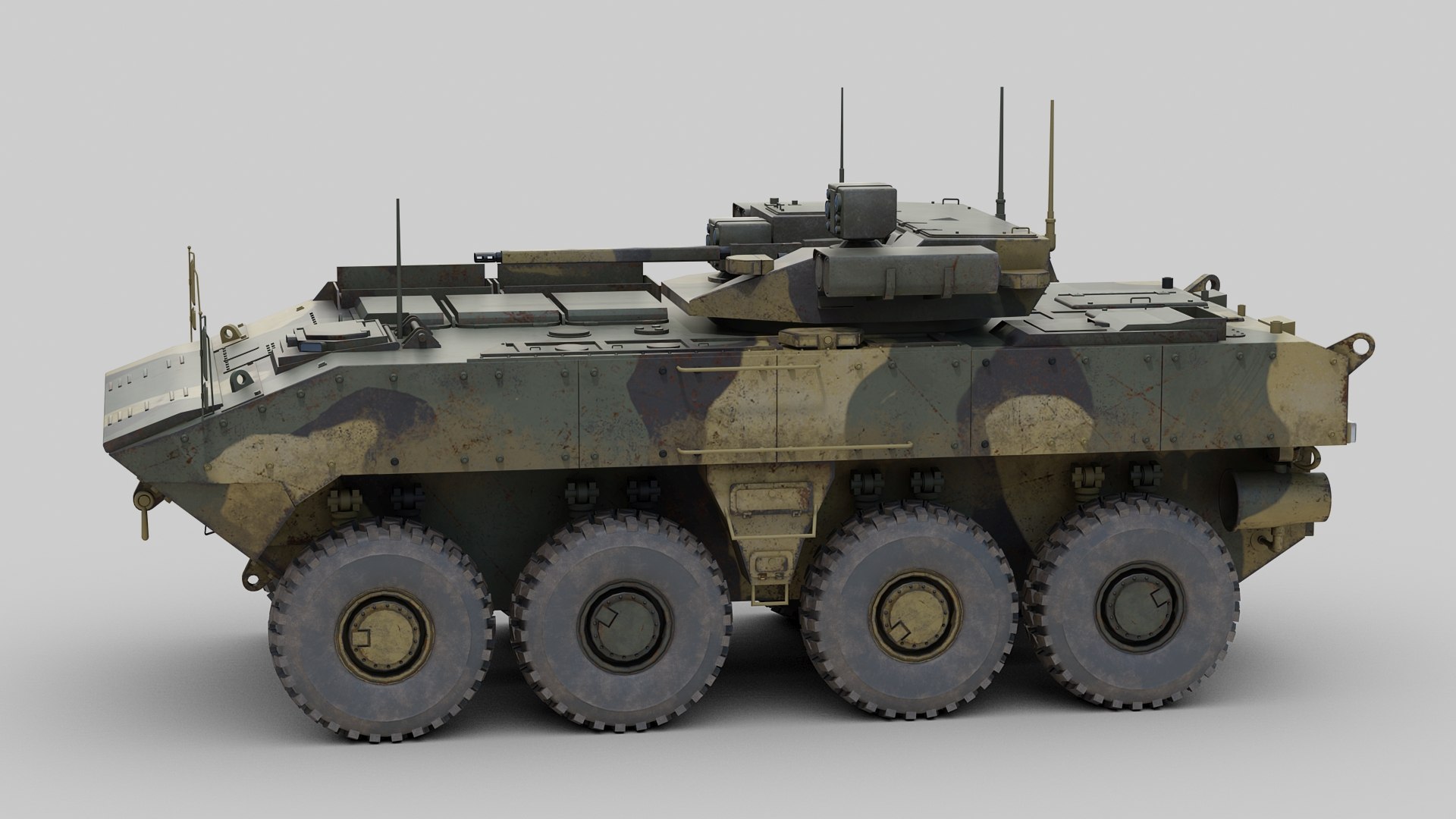 Modern Bumerang Ifv 3d Model