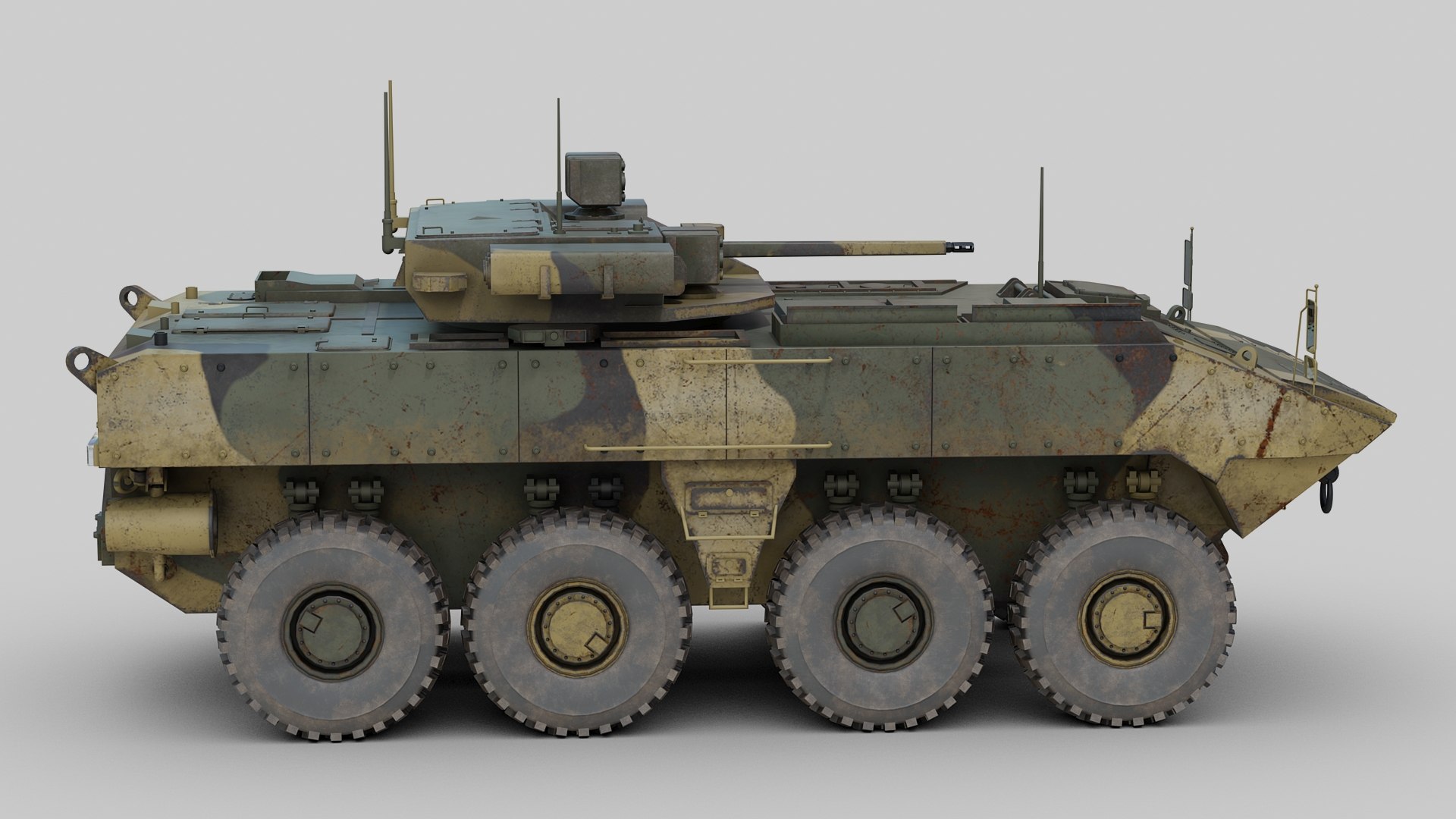 Modern Bumerang Ifv 3d Model