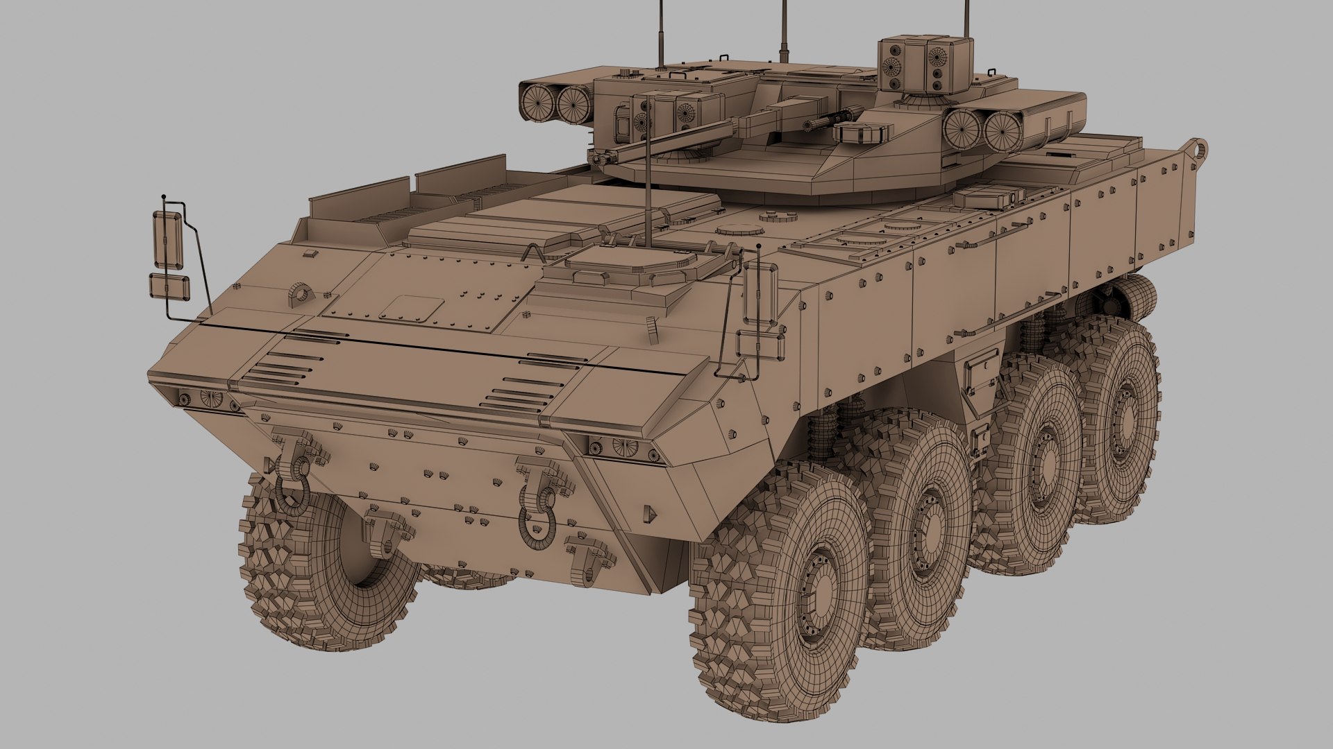 Modern Bumerang Ifv 3d Model
