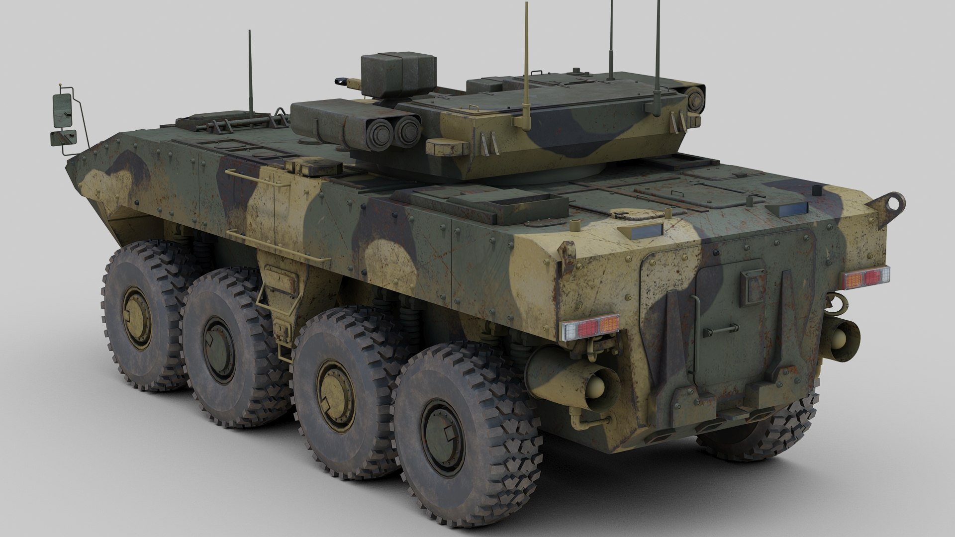 Modern Bumerang Ifv 3d Model