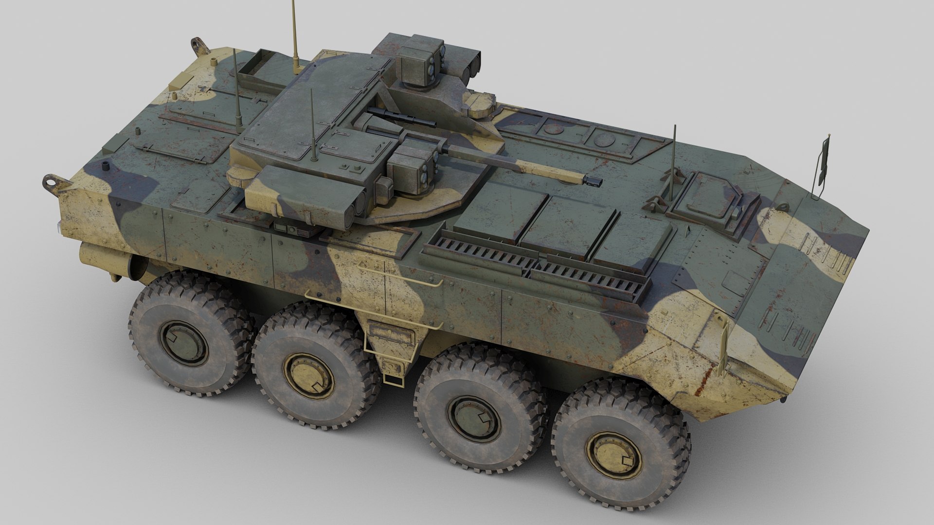 Modern Bumerang Ifv 3d Model